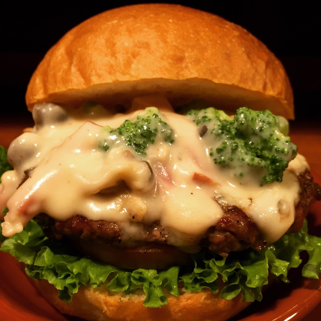 BURGER SHOP HOTBOX: White Burger