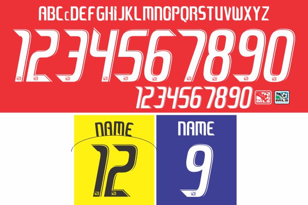 MLS (Major League Soccer) 2008-2012 font