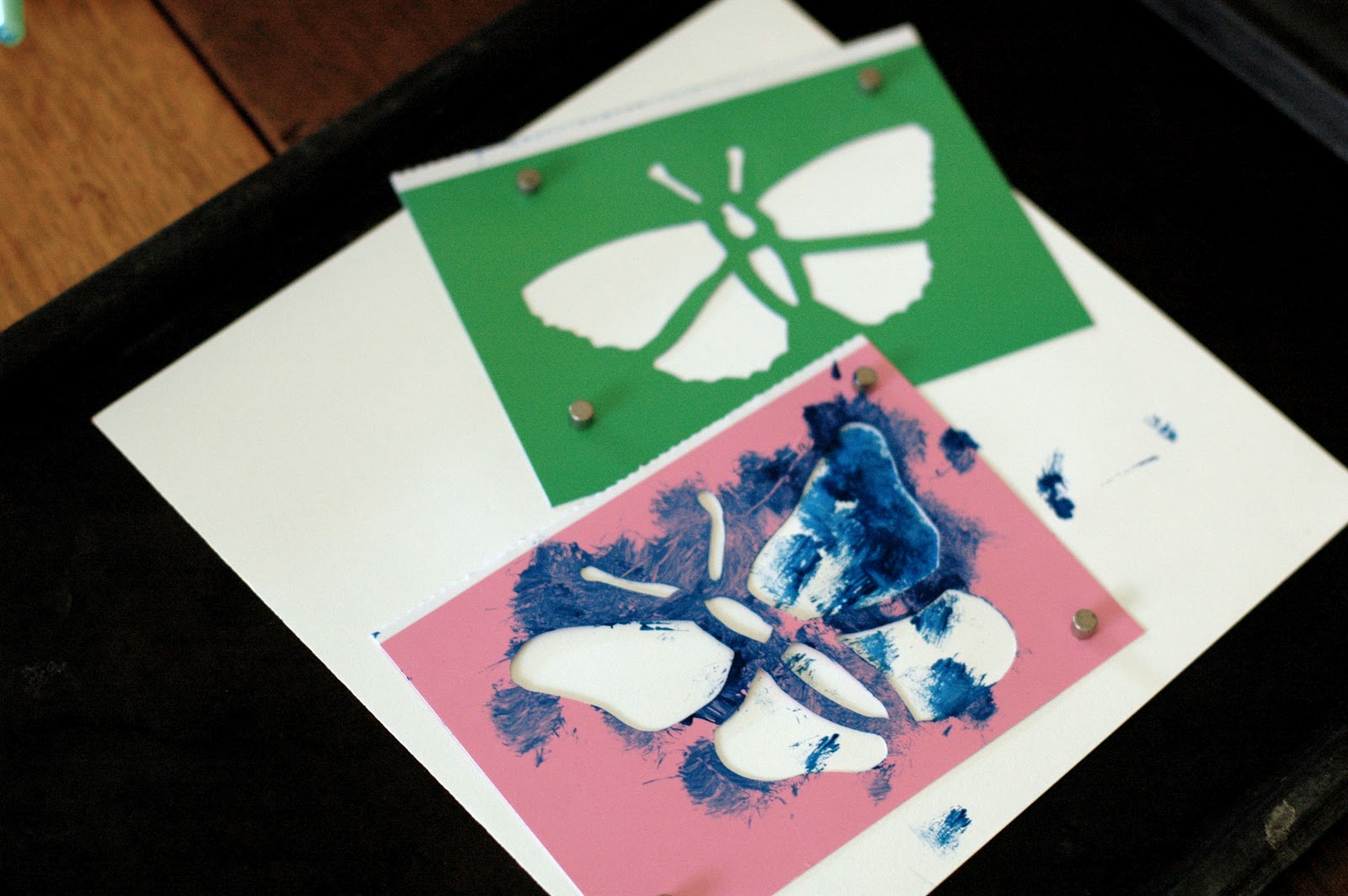 create (with kids): stenciling - FreshlyPlanted