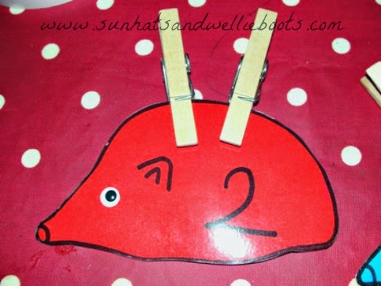 Sun Hats & Wellie Boots: Make your own Counting Hedgehogs (Numberhogs ...