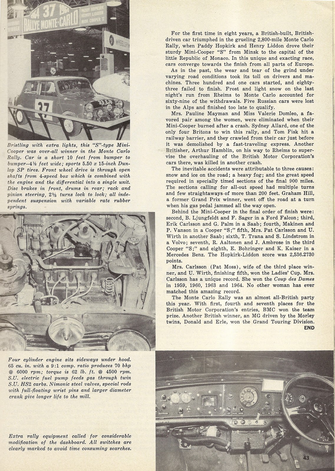 Deadly Curves: The Stunning 1964 Mini Cooper Win At The Monte Carlo Rallye