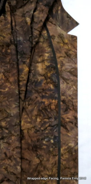 Off The Cuff ~Sewing Style~: TUTORIAL-- Professional Wrapped-Edge Facing