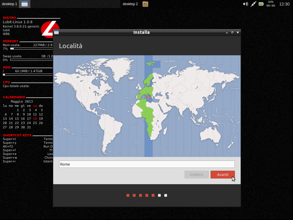 LUBIT LINUX: Installazione di lubit