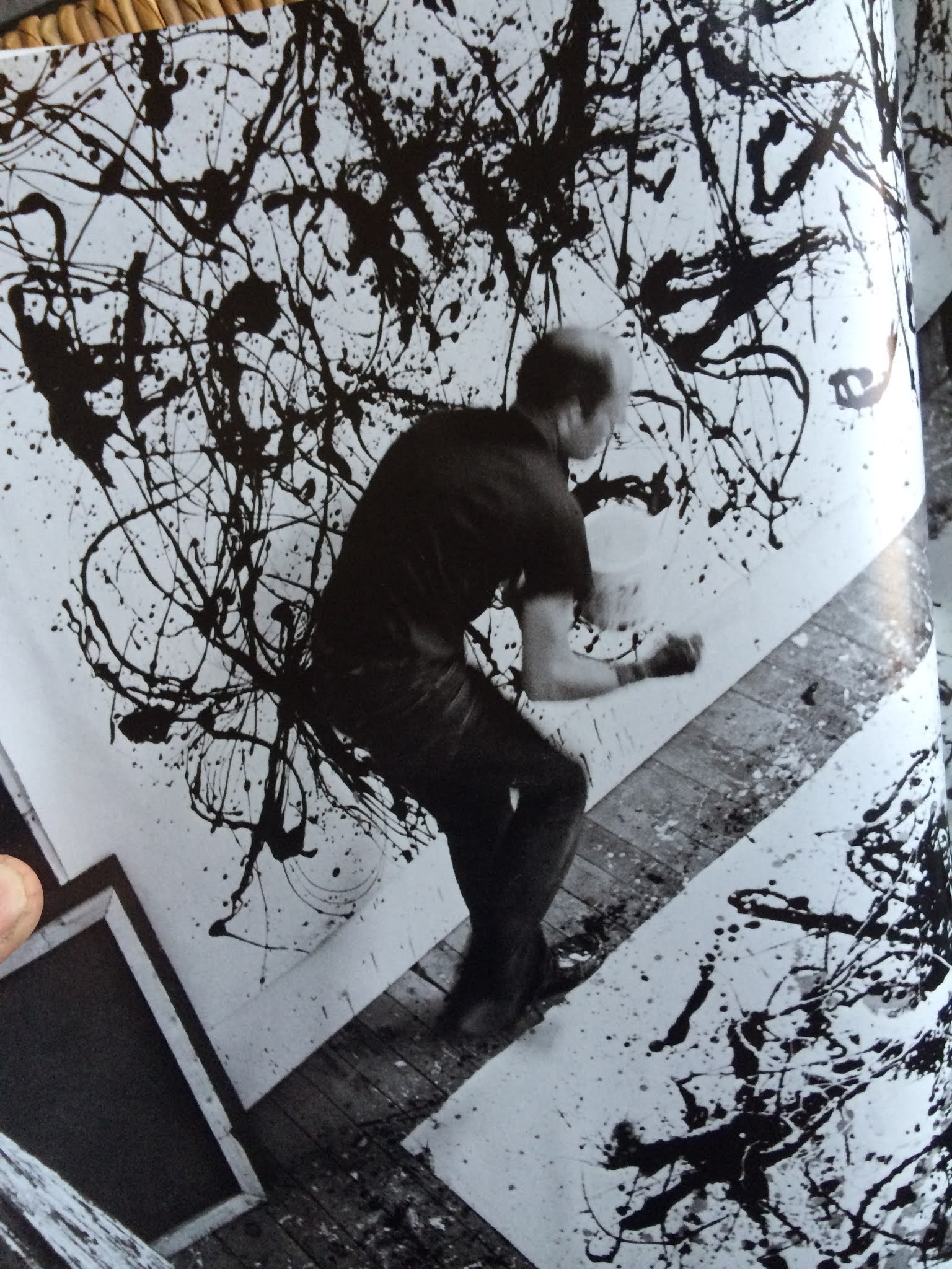 Jackson Pollock's Over-Splatter
