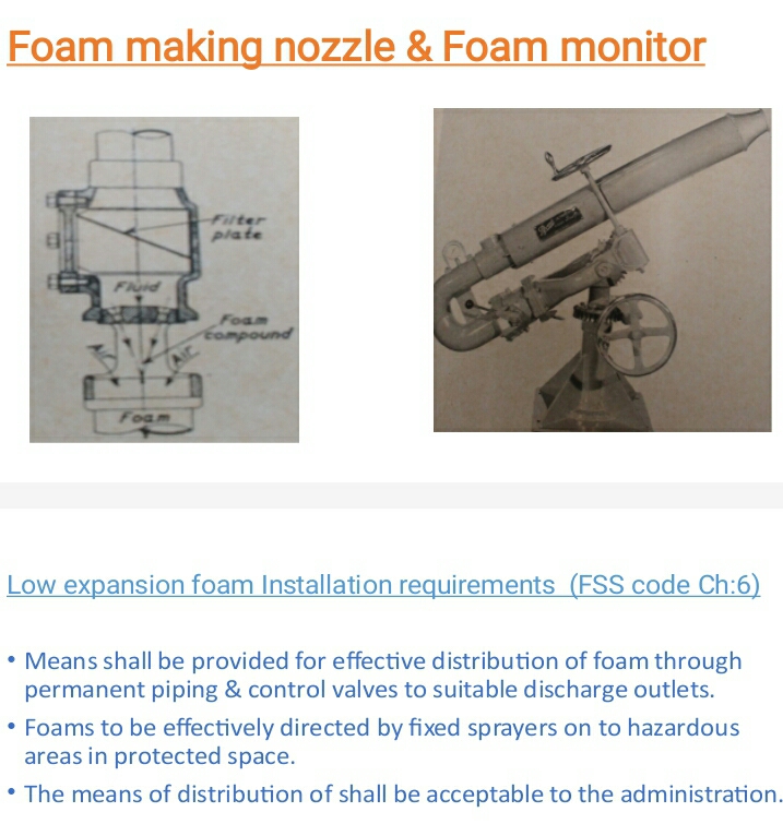 FIXED FOAM INSTALLATION - use of foam based on expansion ratio , self ...
