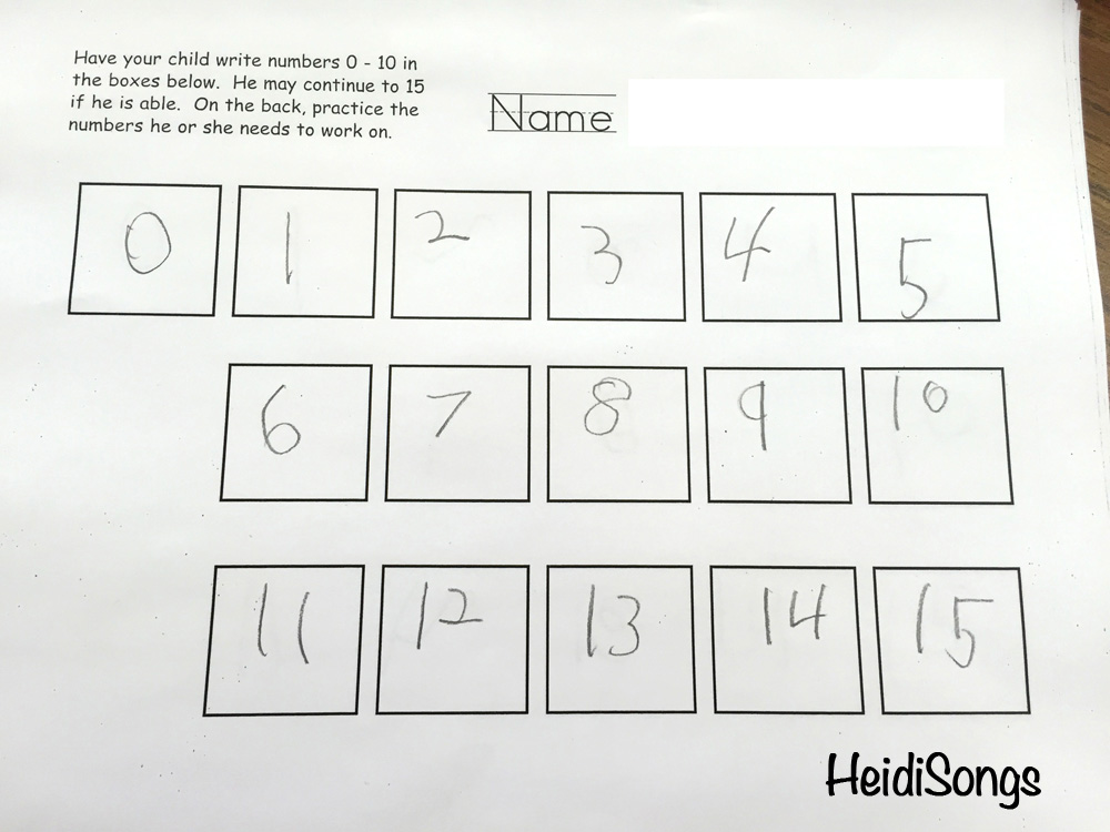 Teaching Kids to WRITE the Numbers