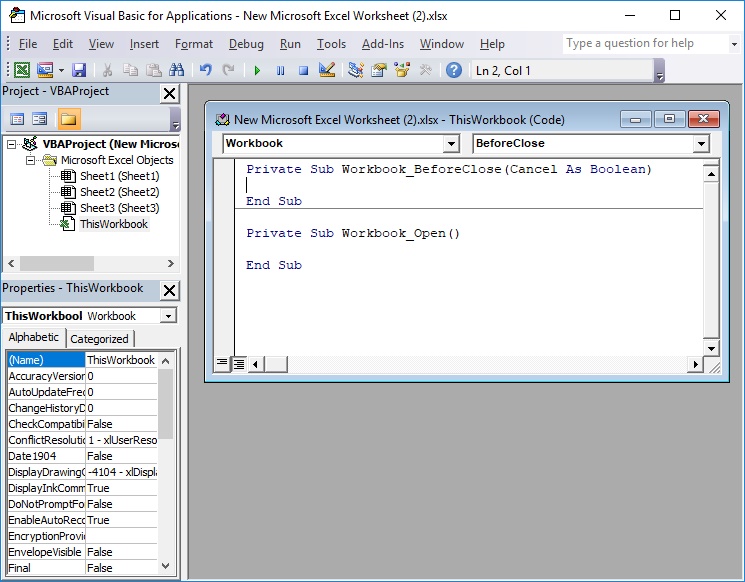 IT SOLUTION Auto Save Option In Excel Via Visual Basic it-solution-auto-save-option-in-excel-via-visual-basic