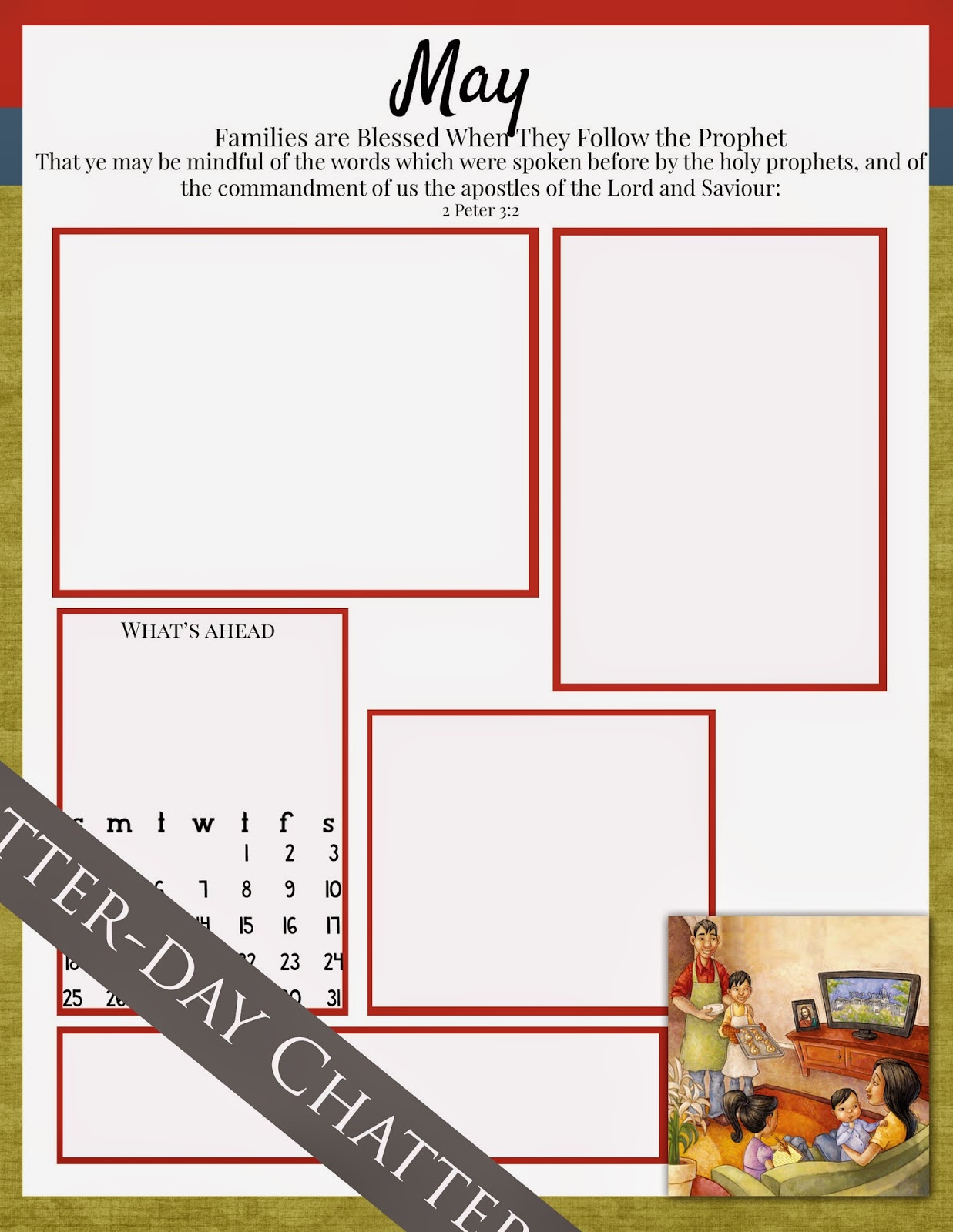 Latter-day Chatter: May Editable Newsletter