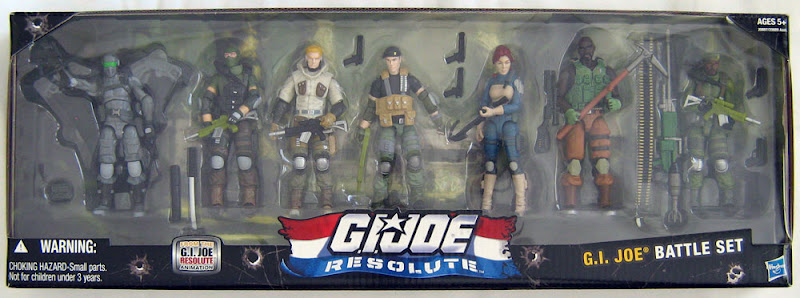 That Figures: REVIEW: GI Joe: Resolute - GI Joe Battle Set Scarlett