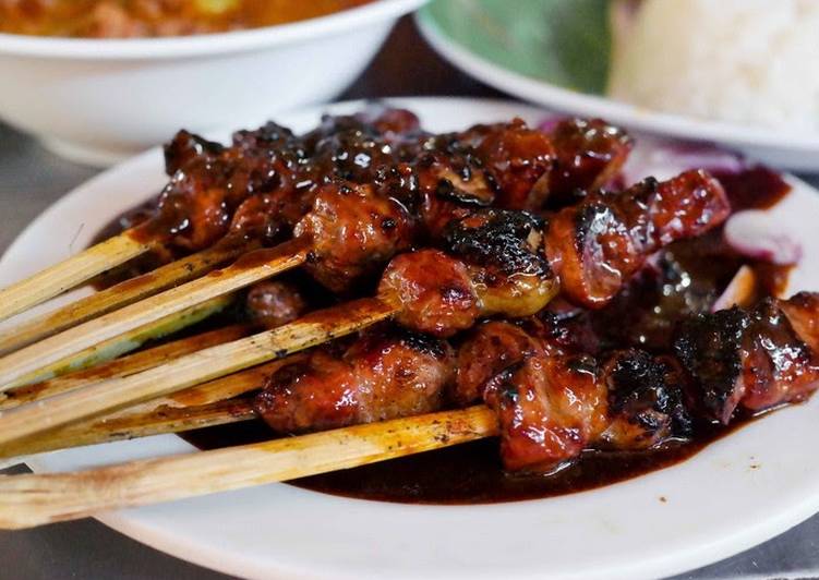 Cara membuat sate kambing bumbu kecap enak dan empuk