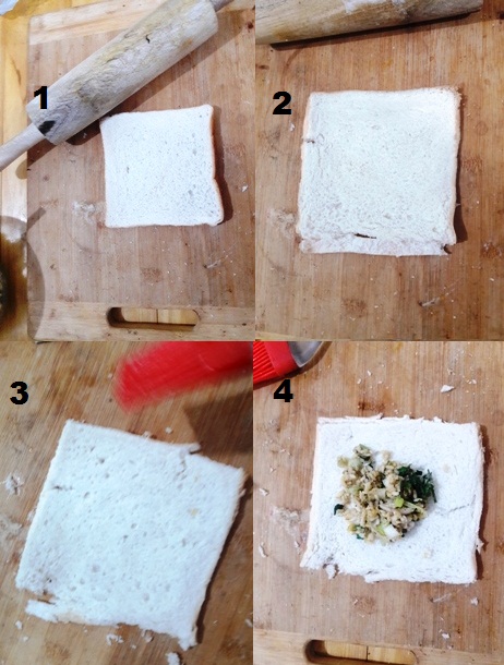 Fried Stuffed Bread Balls Recipe - Yummy Traditional