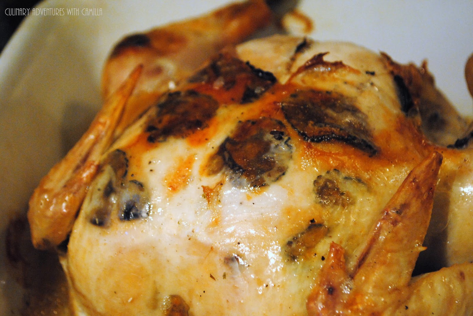 Cook the Books: Chicken in Half-Mourning (Poulet Demi-Deuil)