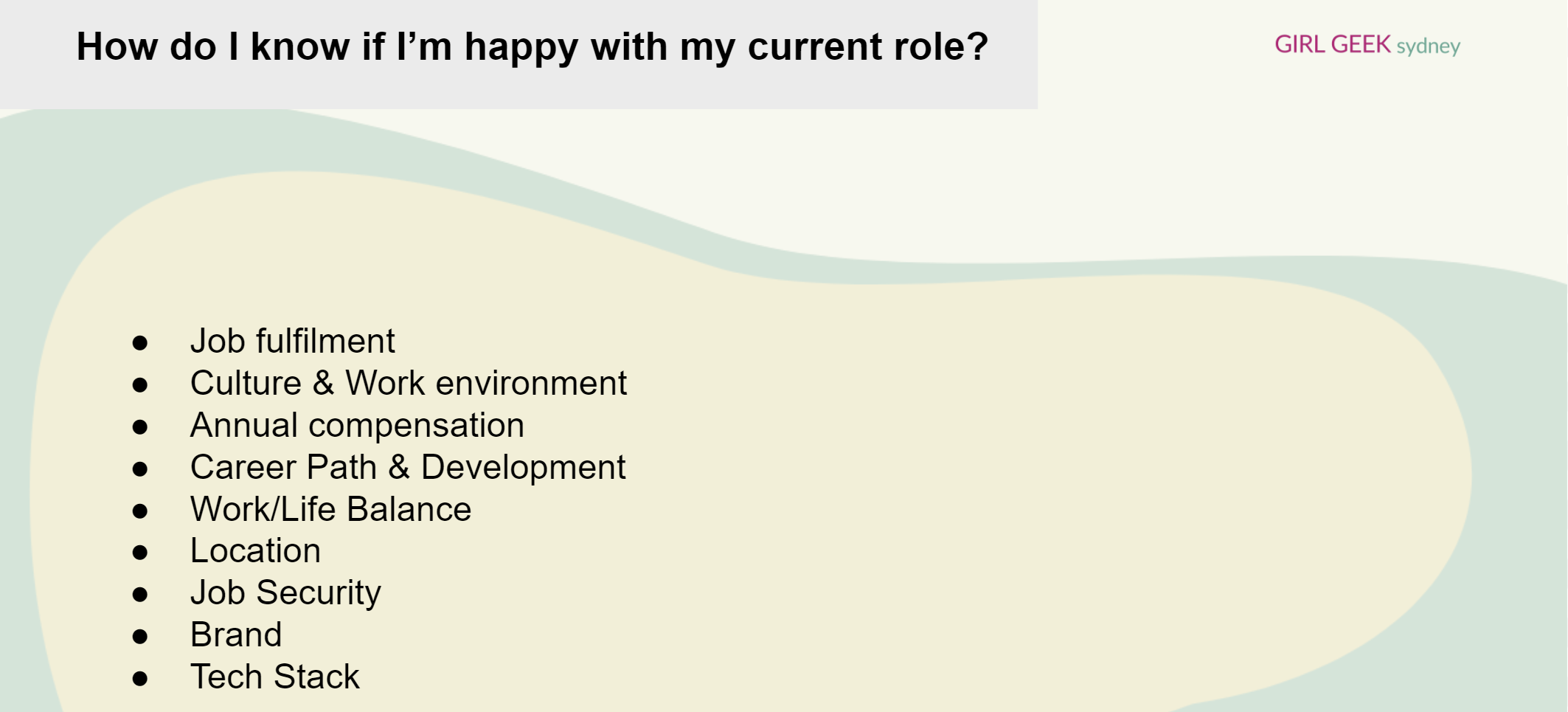 What are the signs to change my job?