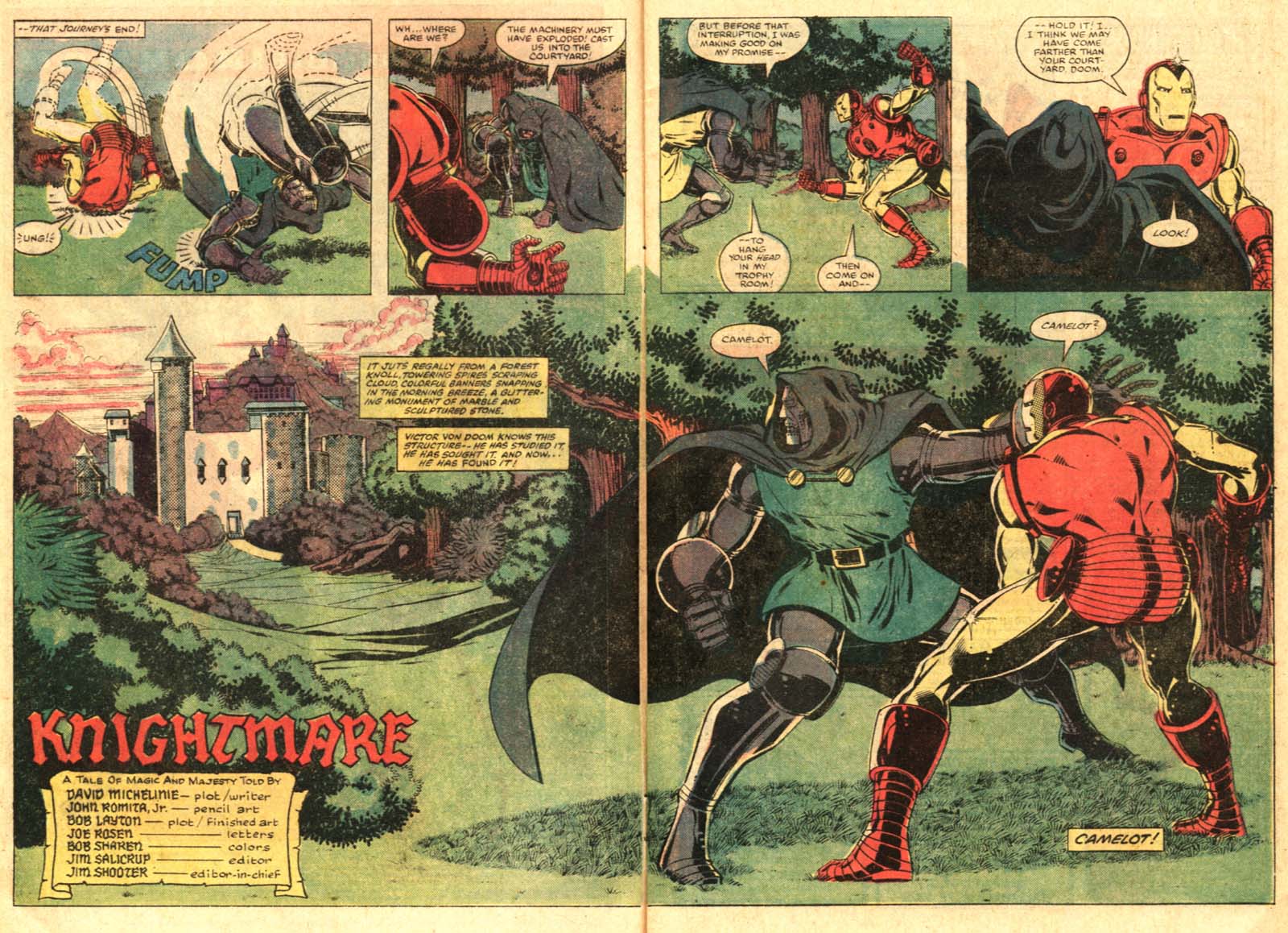 Marvel Comics of the 1980s: 1981 - Doomquest/Knightmare - Iron Man #149-150