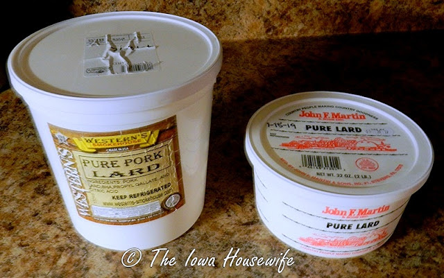 The Iowa Housewife: Cooking with Lard...Buying Pure Lard