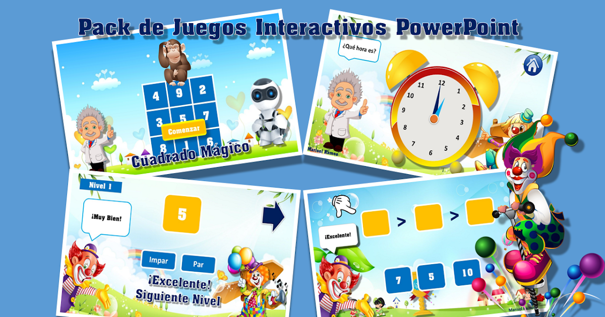 Pack Actividades Interactivas PowerPoint