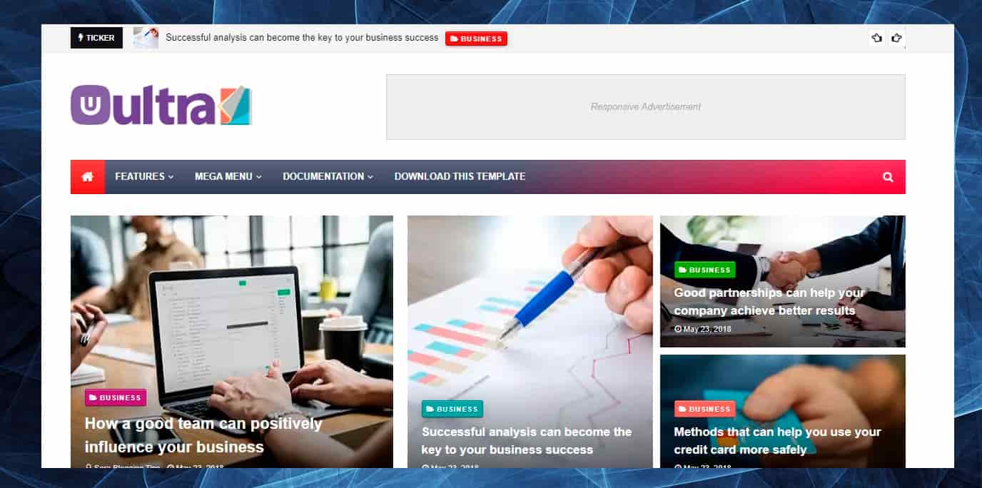 UltraMag Blogger Template - BlogTech1001 SEO & Blogging