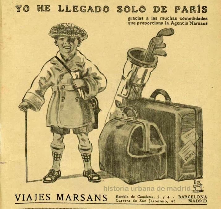 Historia Urbana de Madrid: Recuerdos de papel. Cuando se viajaba con ...