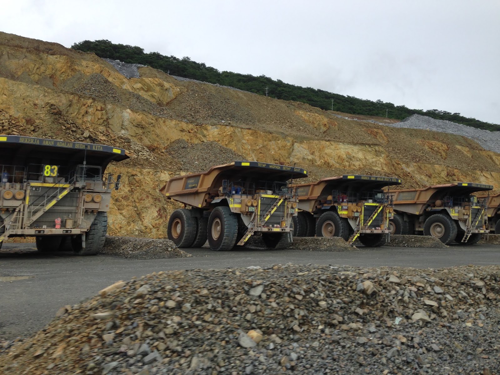 Budak Tambang Jambi Punyo Lokak: CHANGE SHIFT AREA