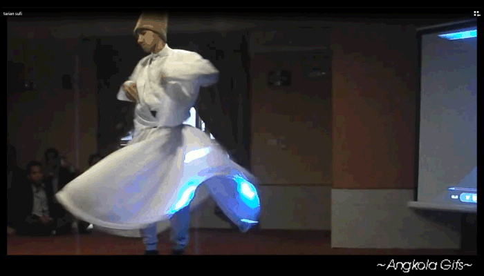 Animation Wallpaper: Animasi Tari Sufi ./ Sema - Gif