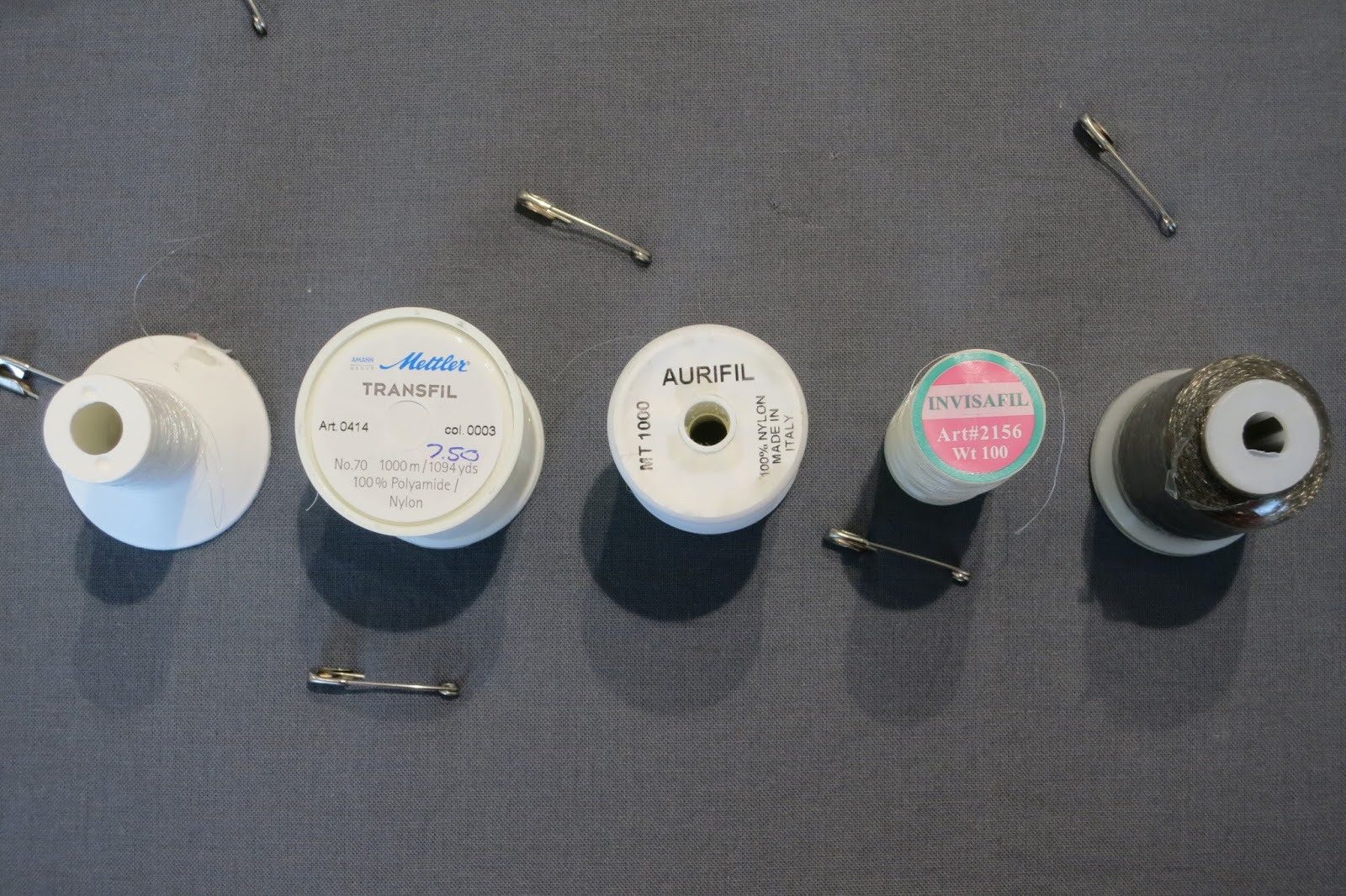 Flourishing Palms: Monofilament Thread Samples