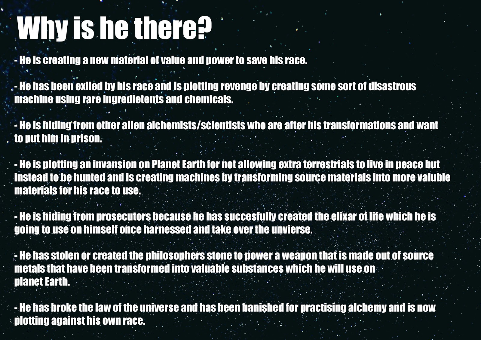 Alex Edmonds: Secret Lairs Idea Generation