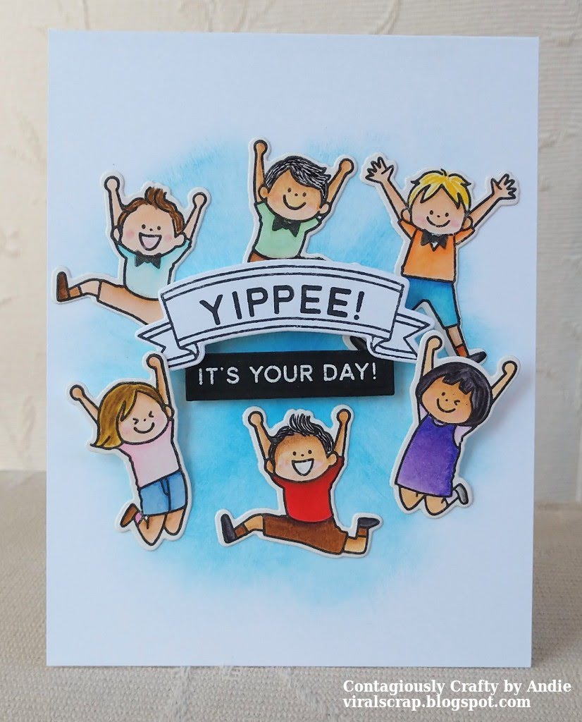 Contagiously Crafty: Yippee! It's a Birthday Card