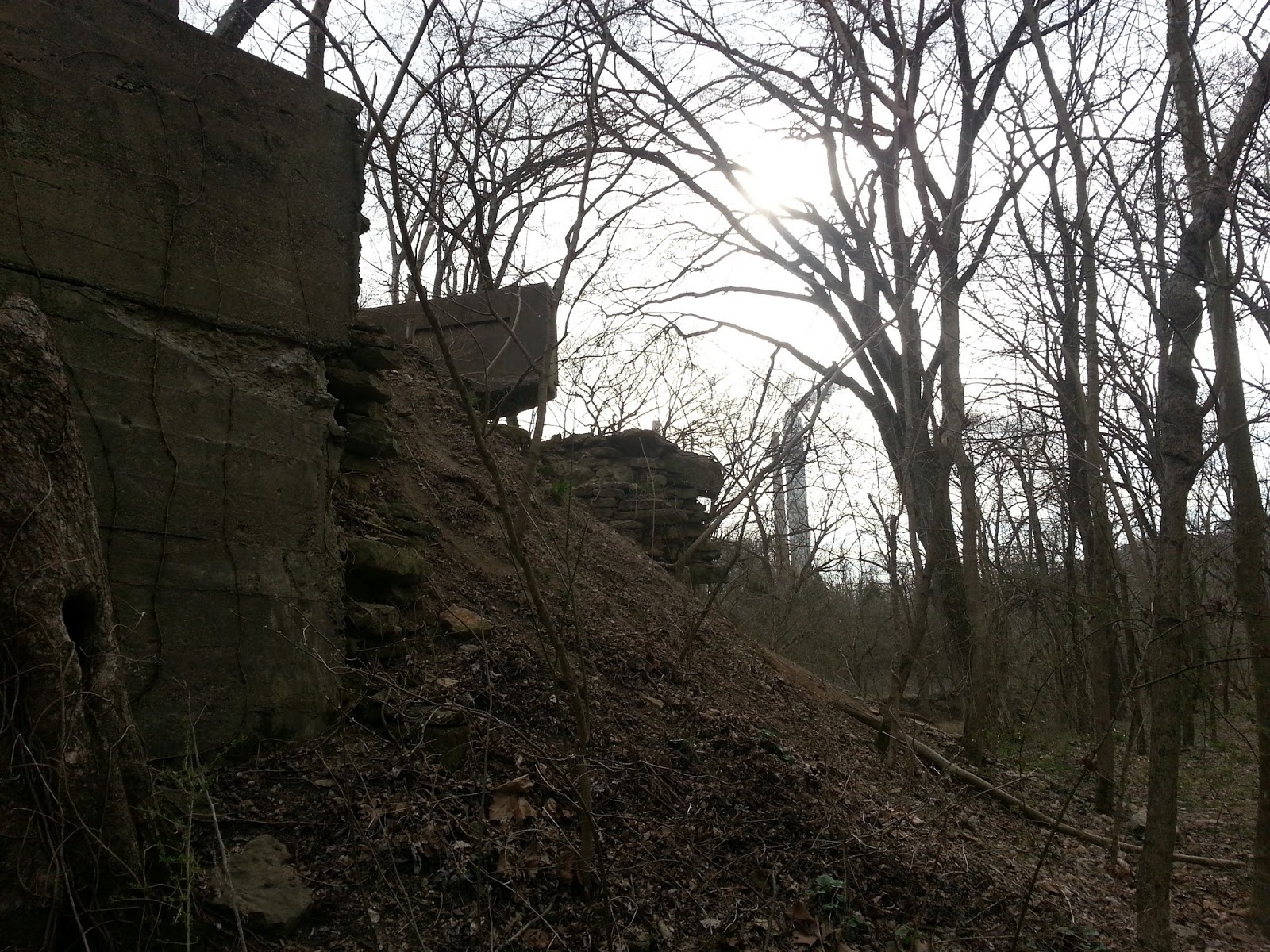 Eerie Indiana: The collapsed Crooked Creek Bridge - Madison, Indiana