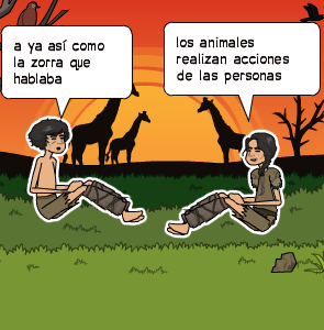 La fábula recrea tu imaginación.