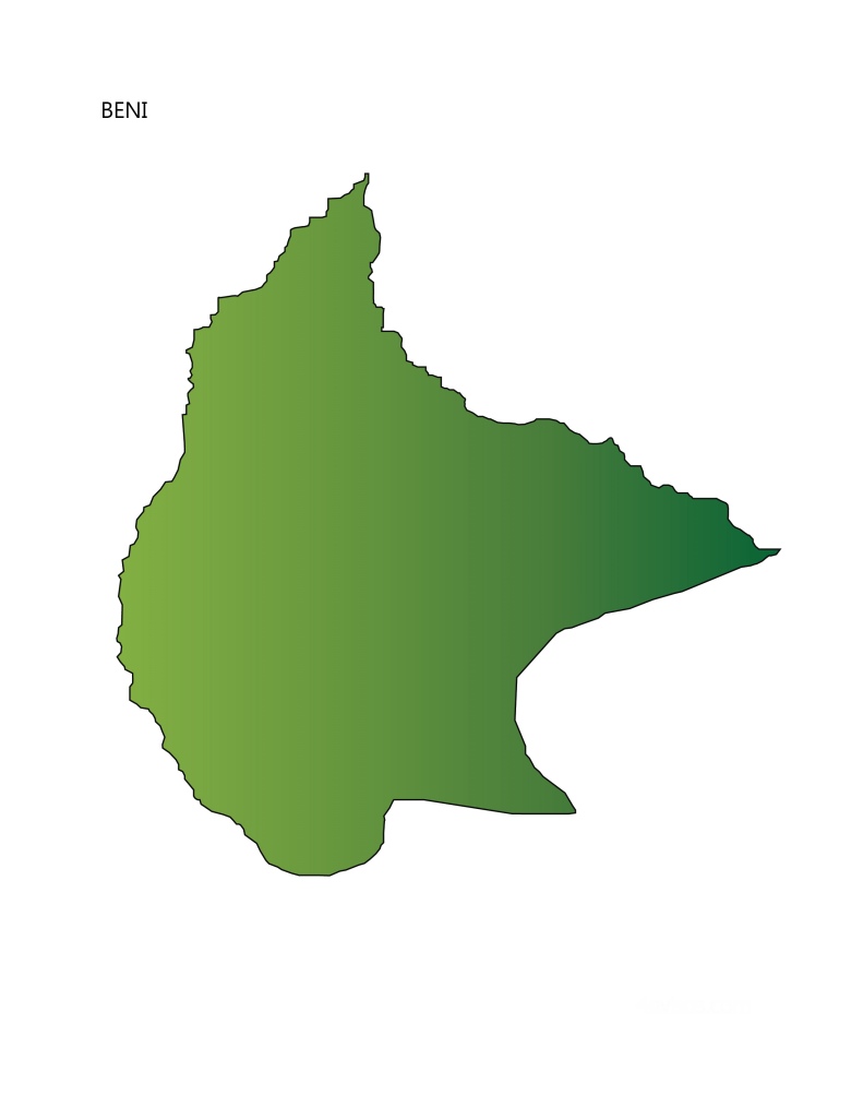 Descarga el Mapa del departamento del Beni - mapa a todo color ...