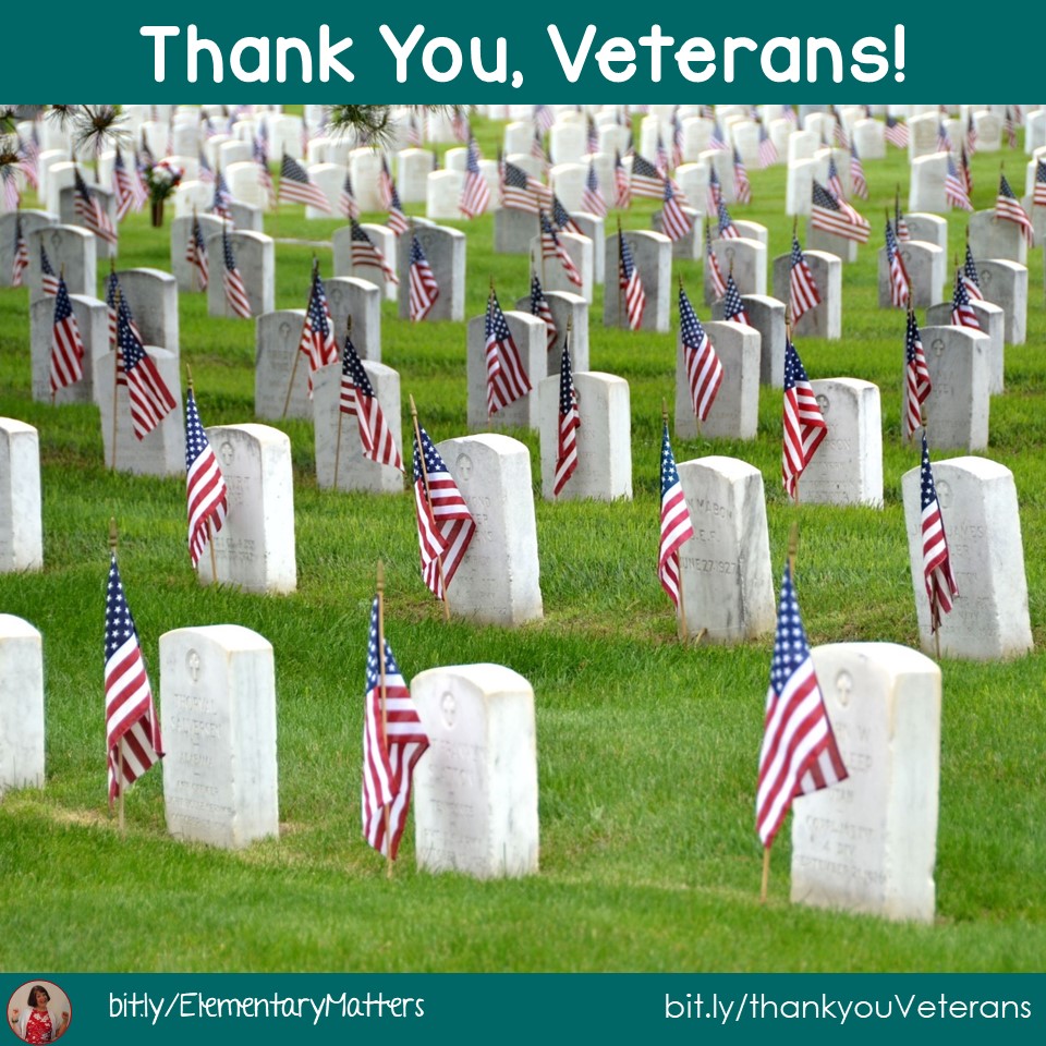 Elementary Matters: Thank you. Veterans!