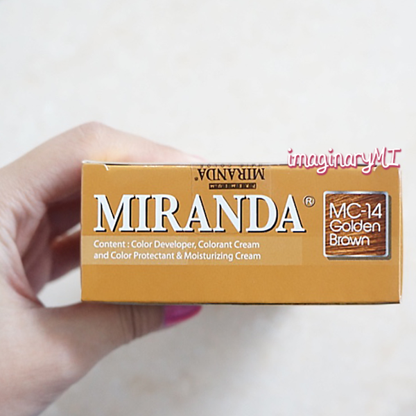 REVIEW : MIRANDA HAIR COLOR PREMIUM 3D MC-14 GOLDEN BROWN - Imaginary ...