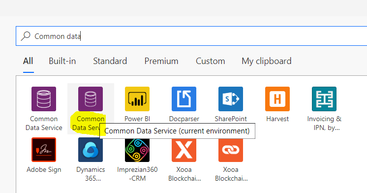 Dynamics 365 Customer Engagement: Common Data Service (Current Environment) is not visible