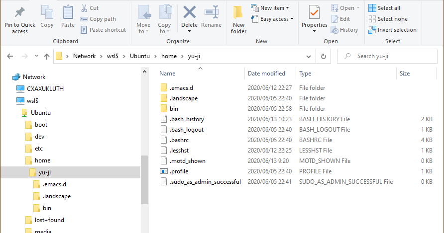 Wsl Home Directory In Explorer Windows 10 Is Bringing Integration