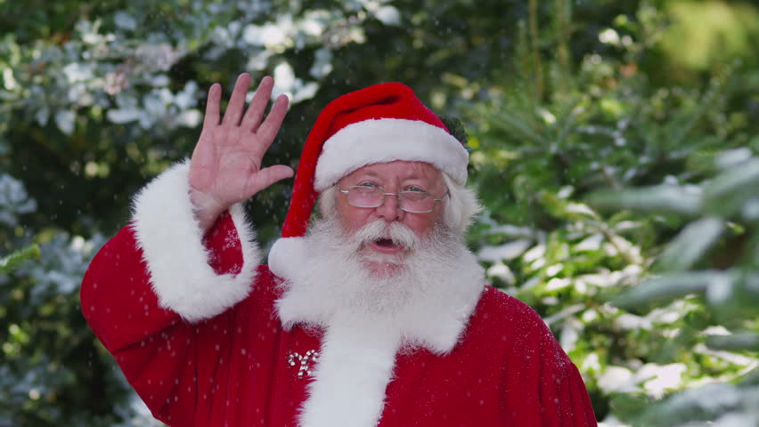 SANTA CLAUS PHOTOS AND IMAGES AROUND THE WORLD: WAVING AT YOU - SANTA CLAUS
