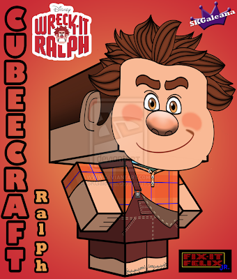 Wreck-It Ralph - Ralph Cubeecraft | Papercraft Paradise | PaperCrafts ...