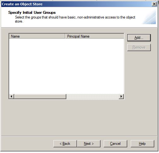 FileNet P8 Development tutorials: Creating a new Object Store in ...