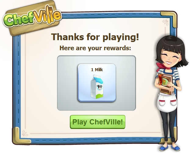 ChefVille: ChefVille Daily Bonus