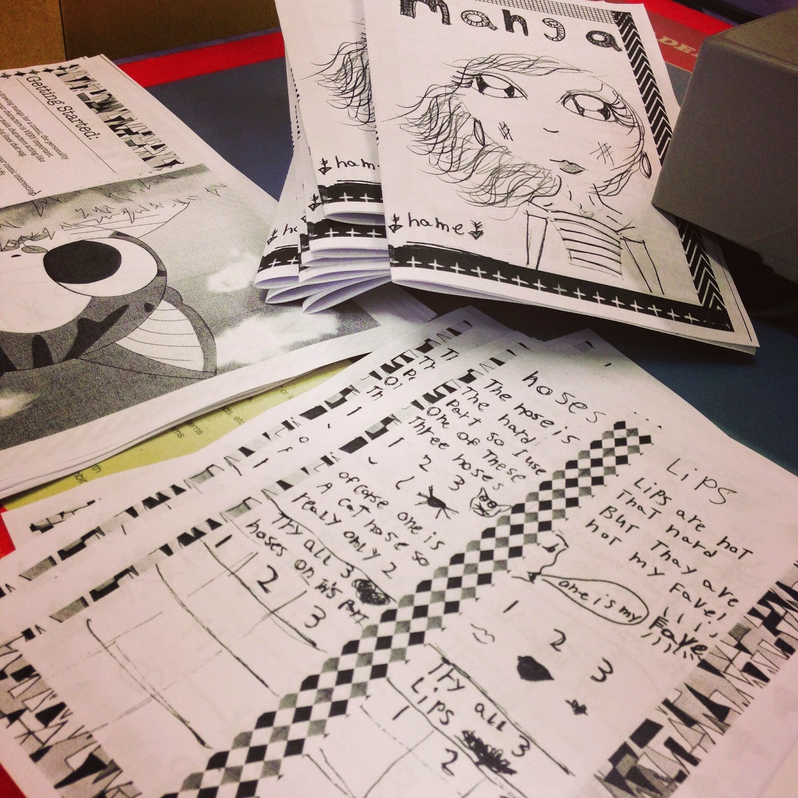 mamascout: {writer's lab} zine making with kids
