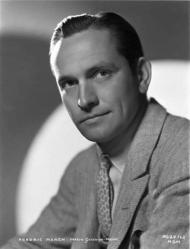 35 Vintage Portrait Photos of American Actor Fredric March in the 1930s ~ Vintage Everyday