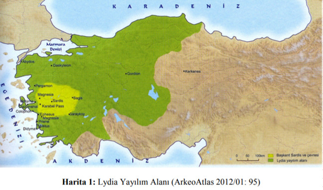 Okuma Atlası: Lidya-Frigya