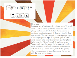 Teacher Mom: Bonus Letter Pack and Thanksgiving Sight Words