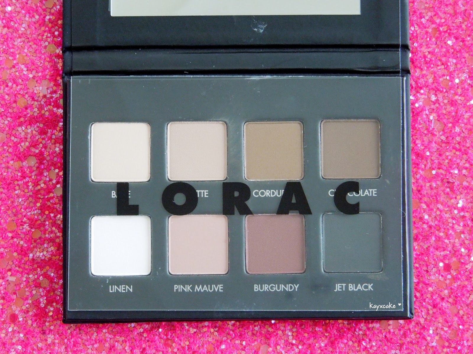 Kay Cake Beauty: LORAC PRO Matte Eyeshadow Palette ♡ Swatches