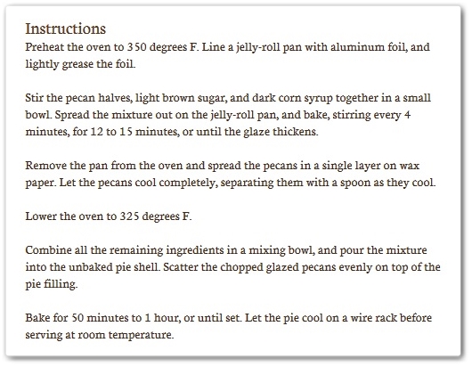 Our Little Acre: A Pecan Pie Story