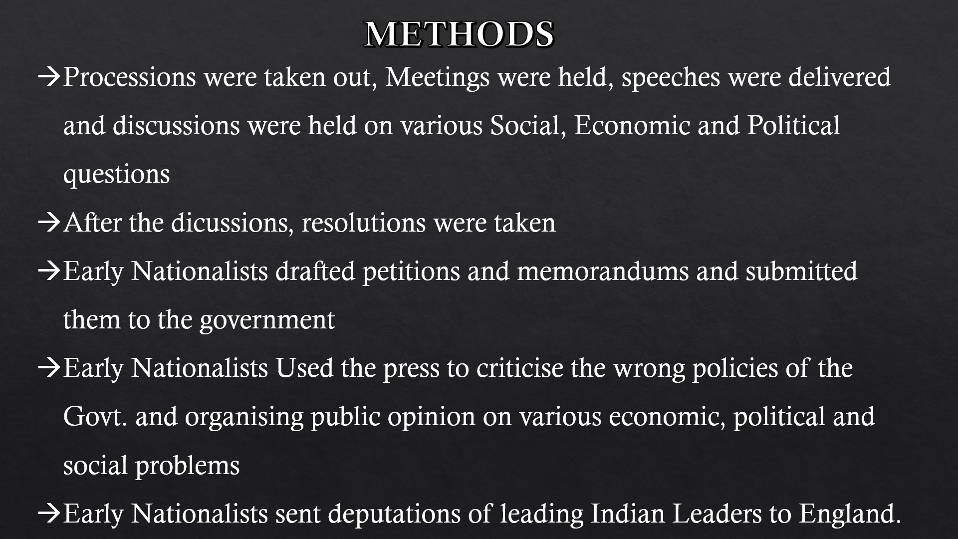 Early Nationalists Class 10 ICSE History Important notes