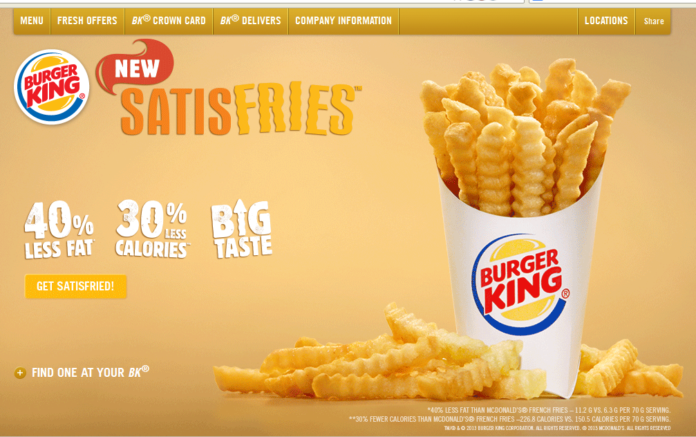 Gibby's French Fry Report: Burger King's New "Satisfries"