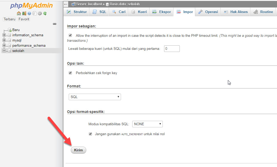 Cara Backup/Restore Database MySQL Fitur Export dan Import di ...