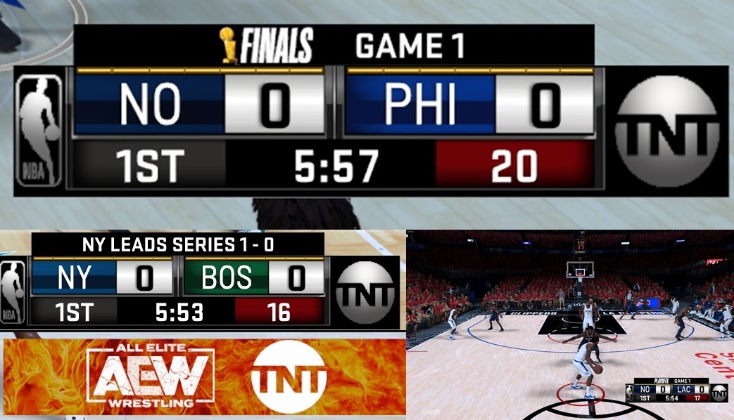 NBA 2K22 TNT Scoreboard with Realistic Animations - Shuajota: NBA 2K23 ...