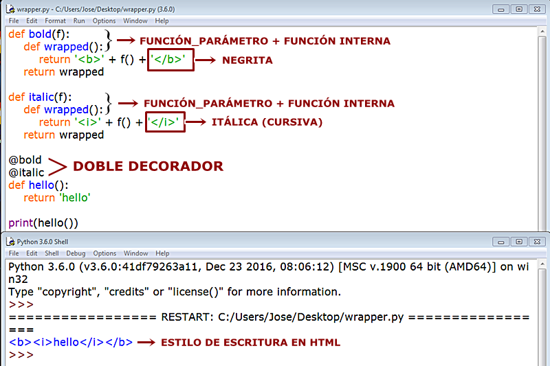 APRENDER A PROGRAMAR CON PYTHON: DECORATORS