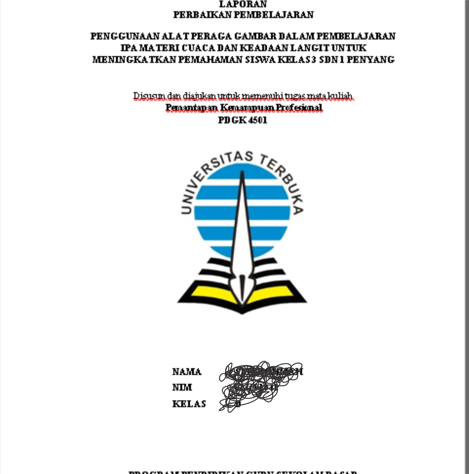 Download PTK SD - Pendidikan Jasmani